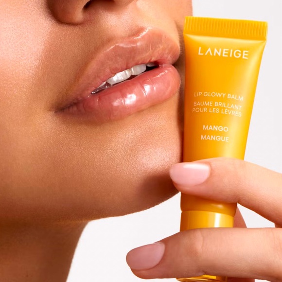 LANEIGE | Makeup | Laneige Lip Glowy Balm In Mango | Poshmark